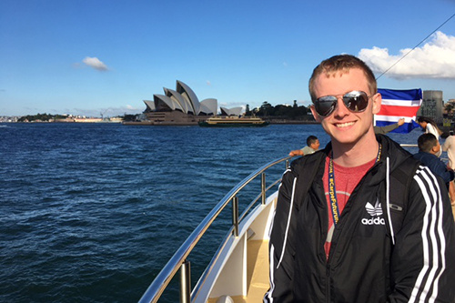 Carter visiting the Sydney Opera House. Click on the image for a larger ...