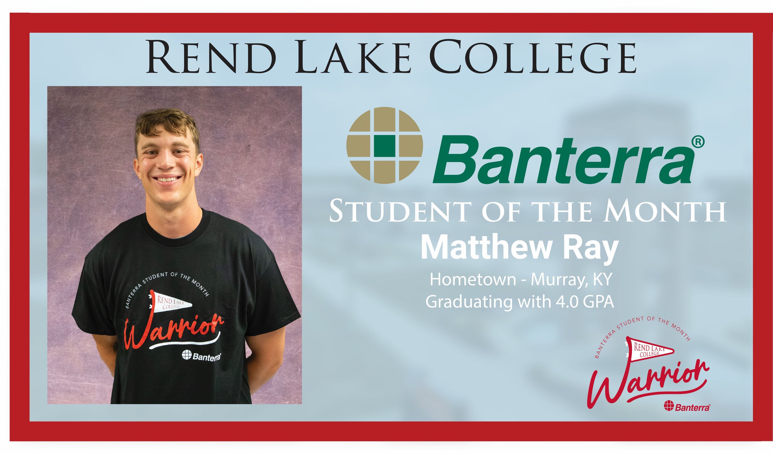 Banterra Students of the Month are selected based on combination of GPA ...