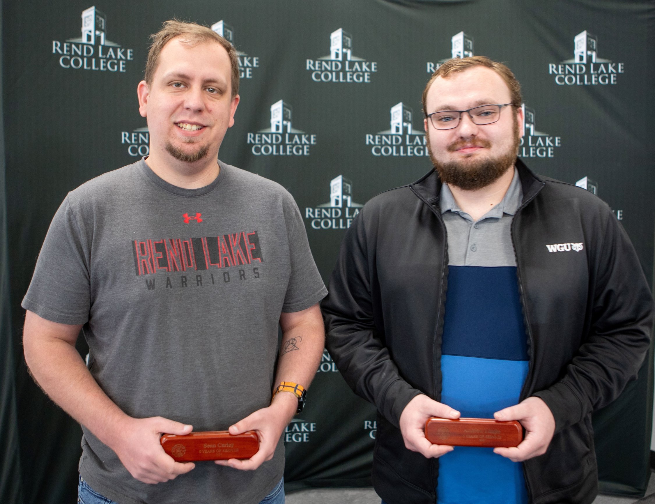 Pictured (L-R) : Sean Carley (Academic Advisor) and Andrew Lingle ...