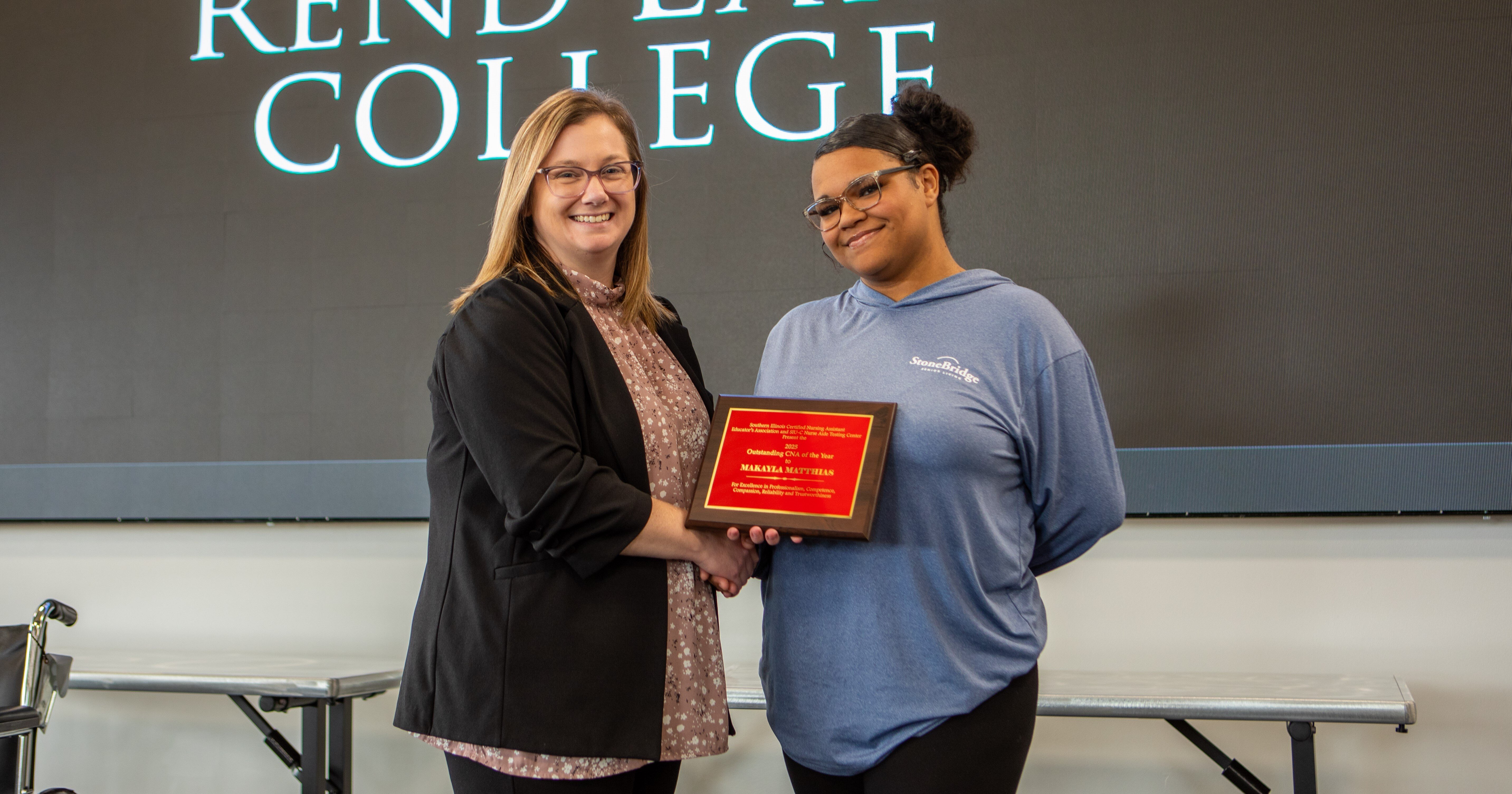 Picture (L to R): RLC Associate Nursing Professor Sarah Hopfinger and ...
