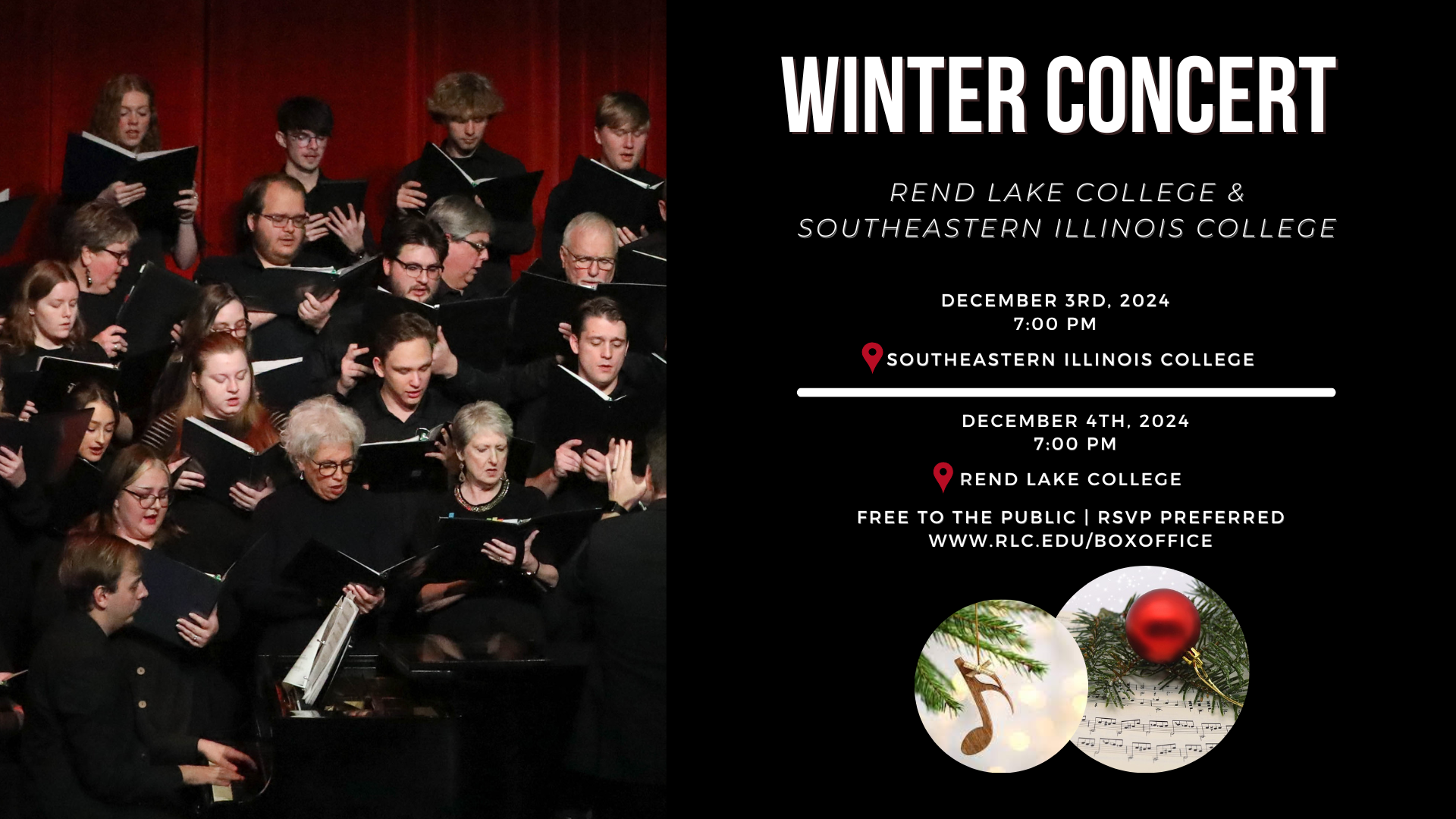 Join RLC and SIC for two spectacular evenings filled with harmonious ...