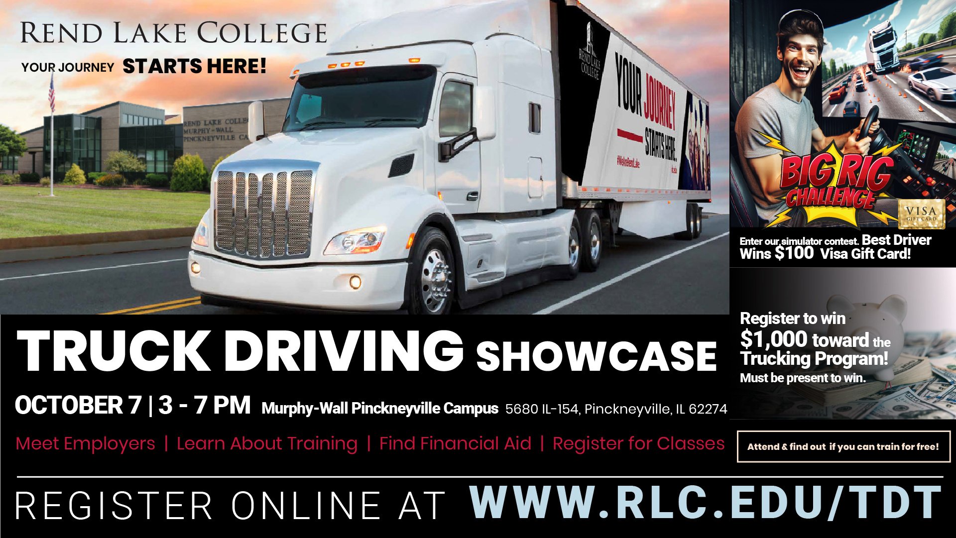 Register at the showcase for your chance to get $1,000 toward the Truck ...